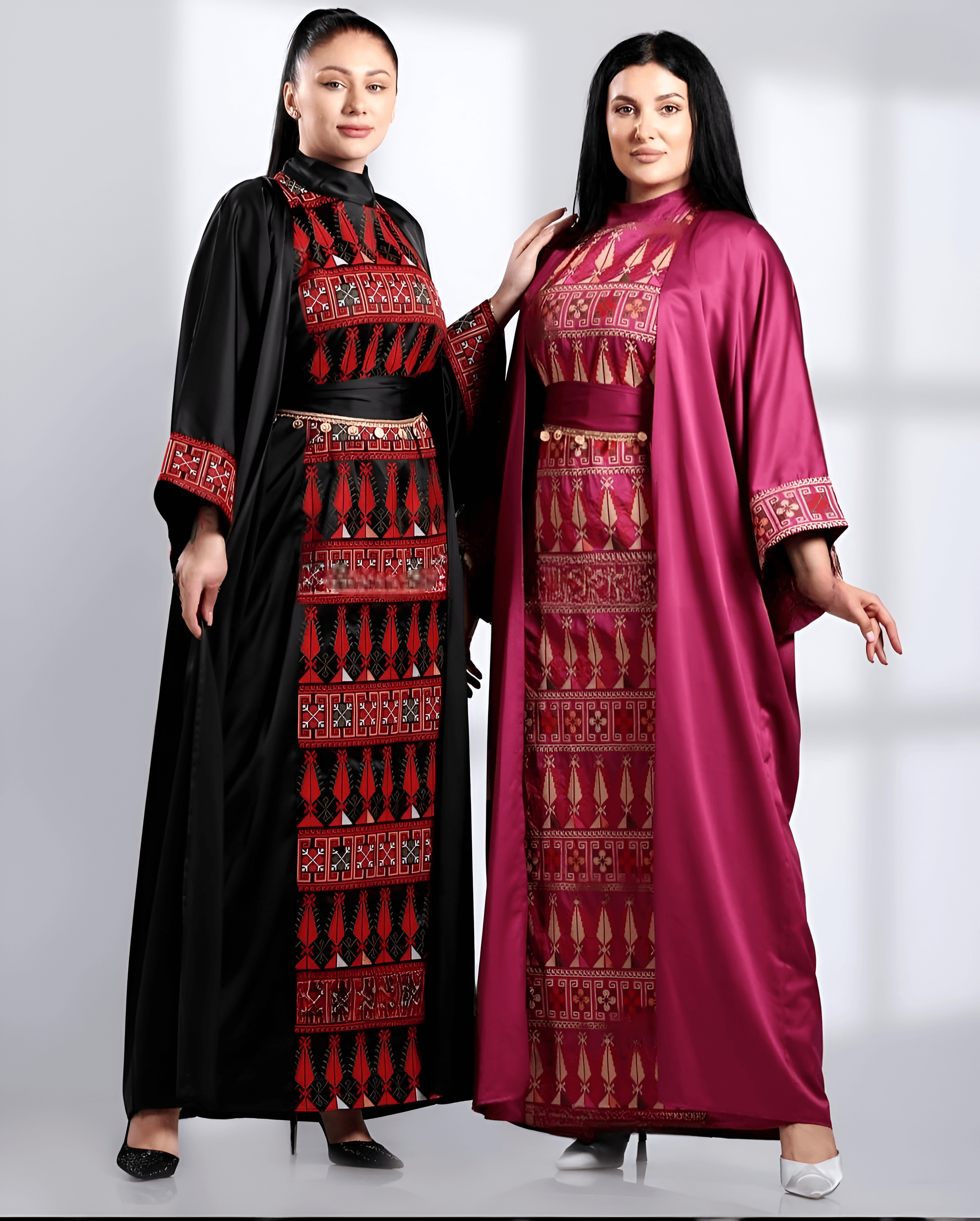 Bisht Of Wonders - Traditional Embroidered Palestinian Bisht/Thobe ...
