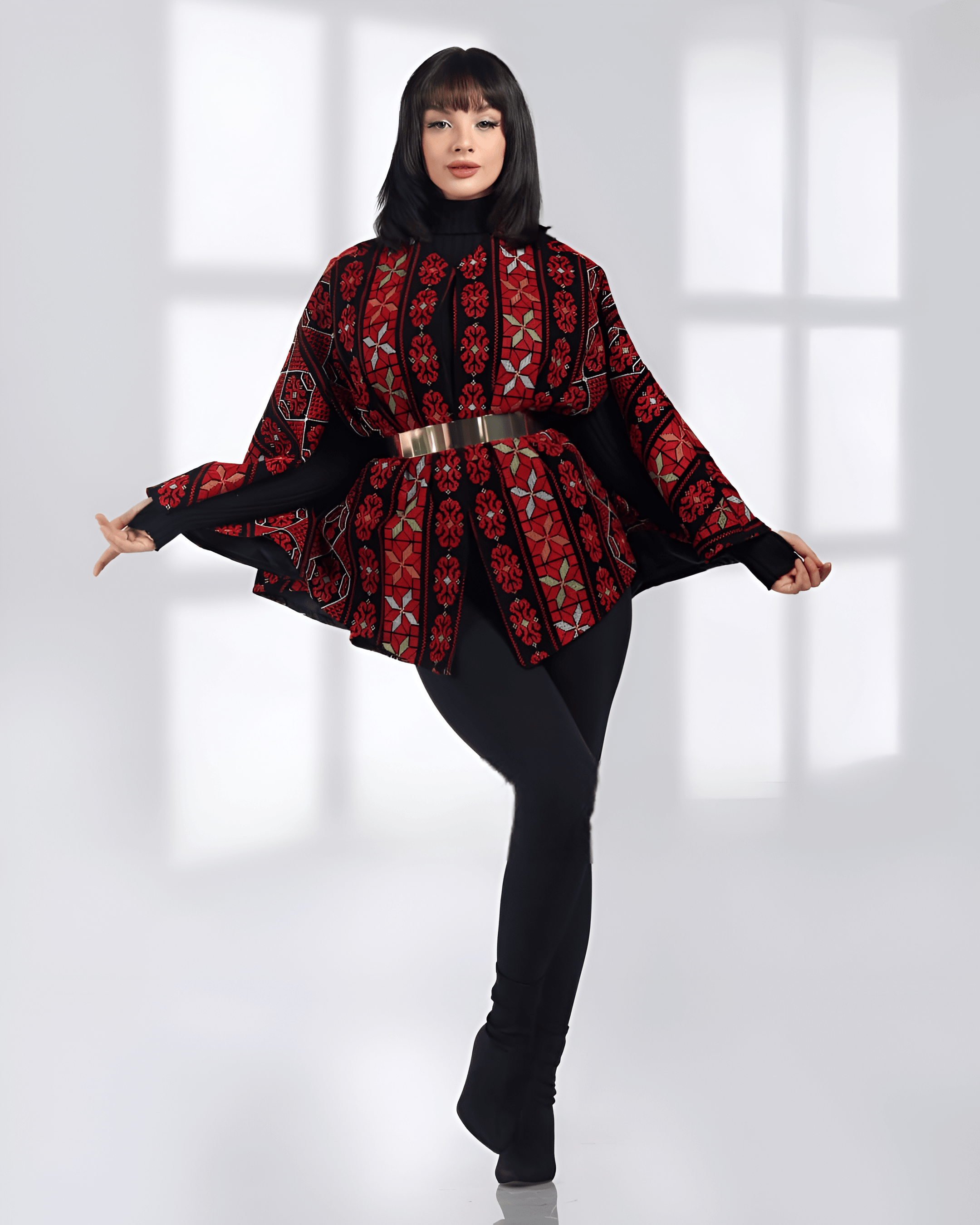 Exotic Embroidered Jacket - Palestinian / Jordanian Traditional style ...