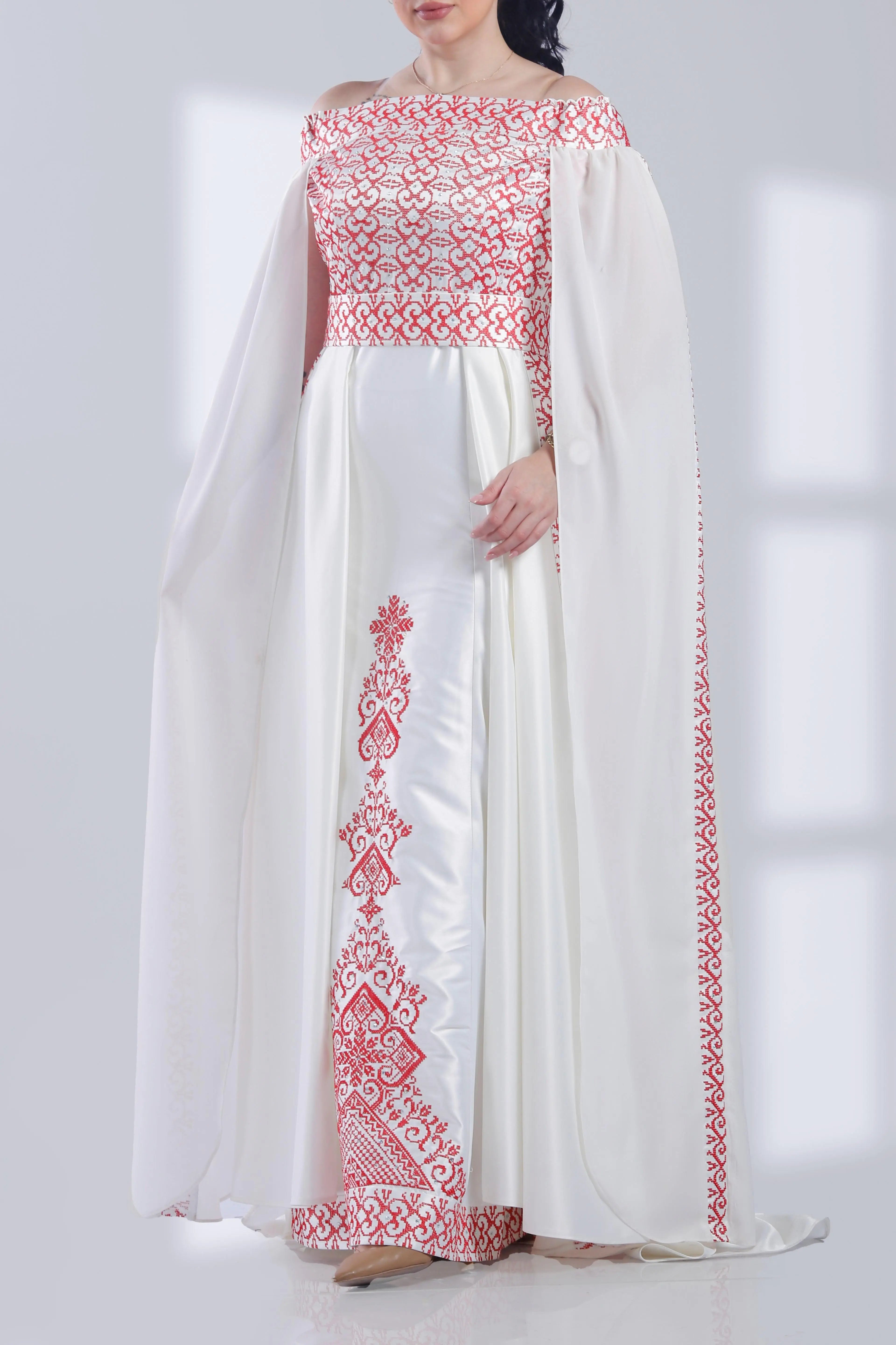 Butterfly - Traditional Palestinian Embroidered Dress – JPK Traditions