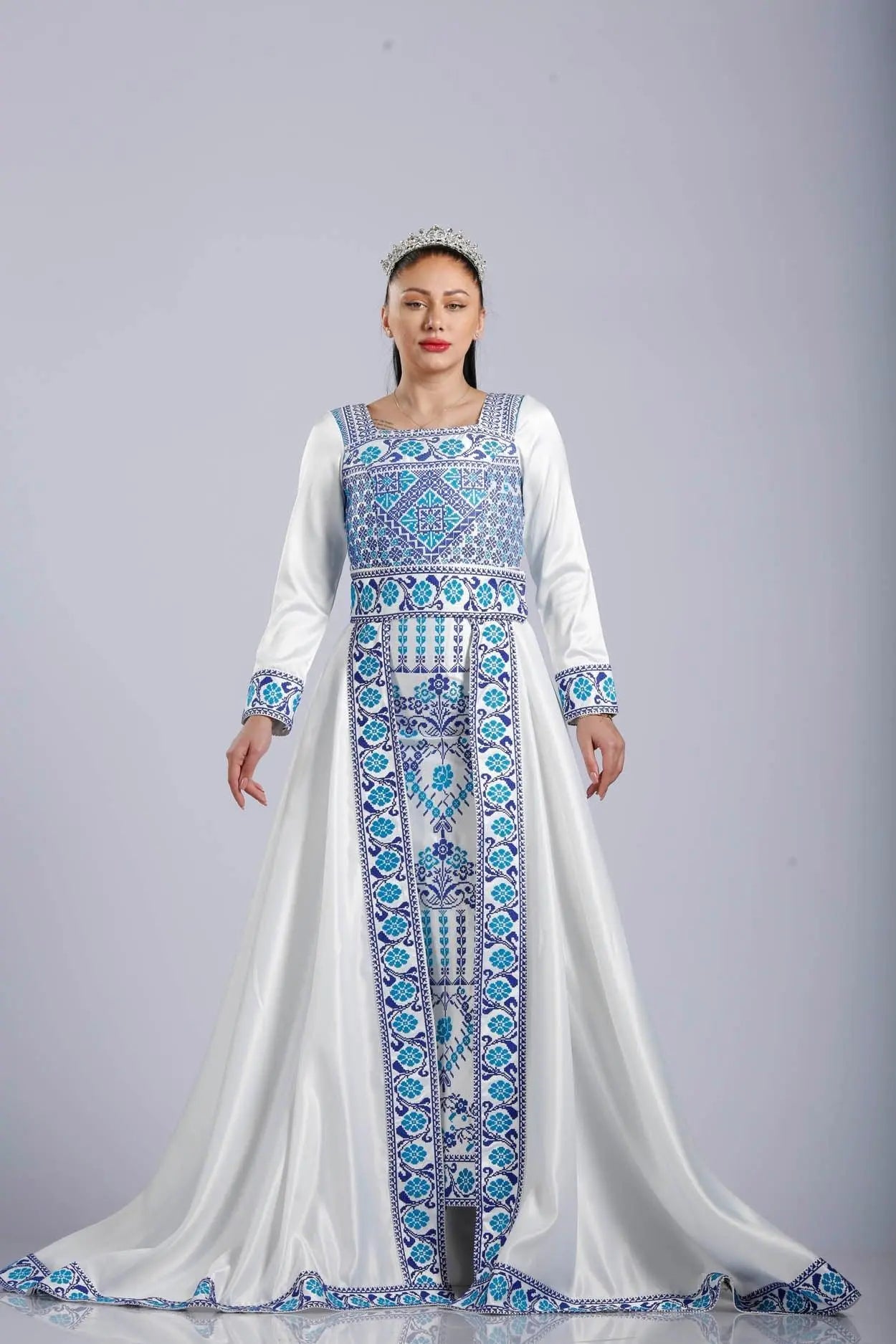 The Princess - Palestinian Inspired Embroidered Dress – JPK Traditions