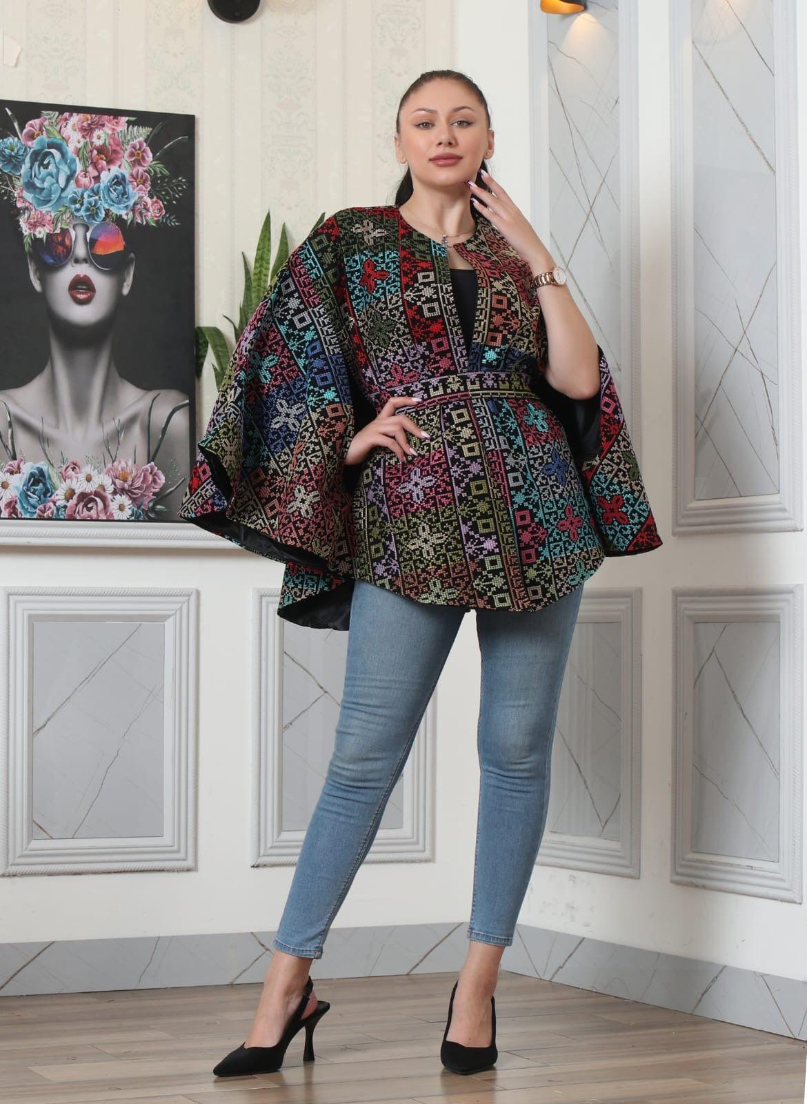 Half Kaftan/Jacket - Embroidered Palestinian / Jordanian style – JPK ...