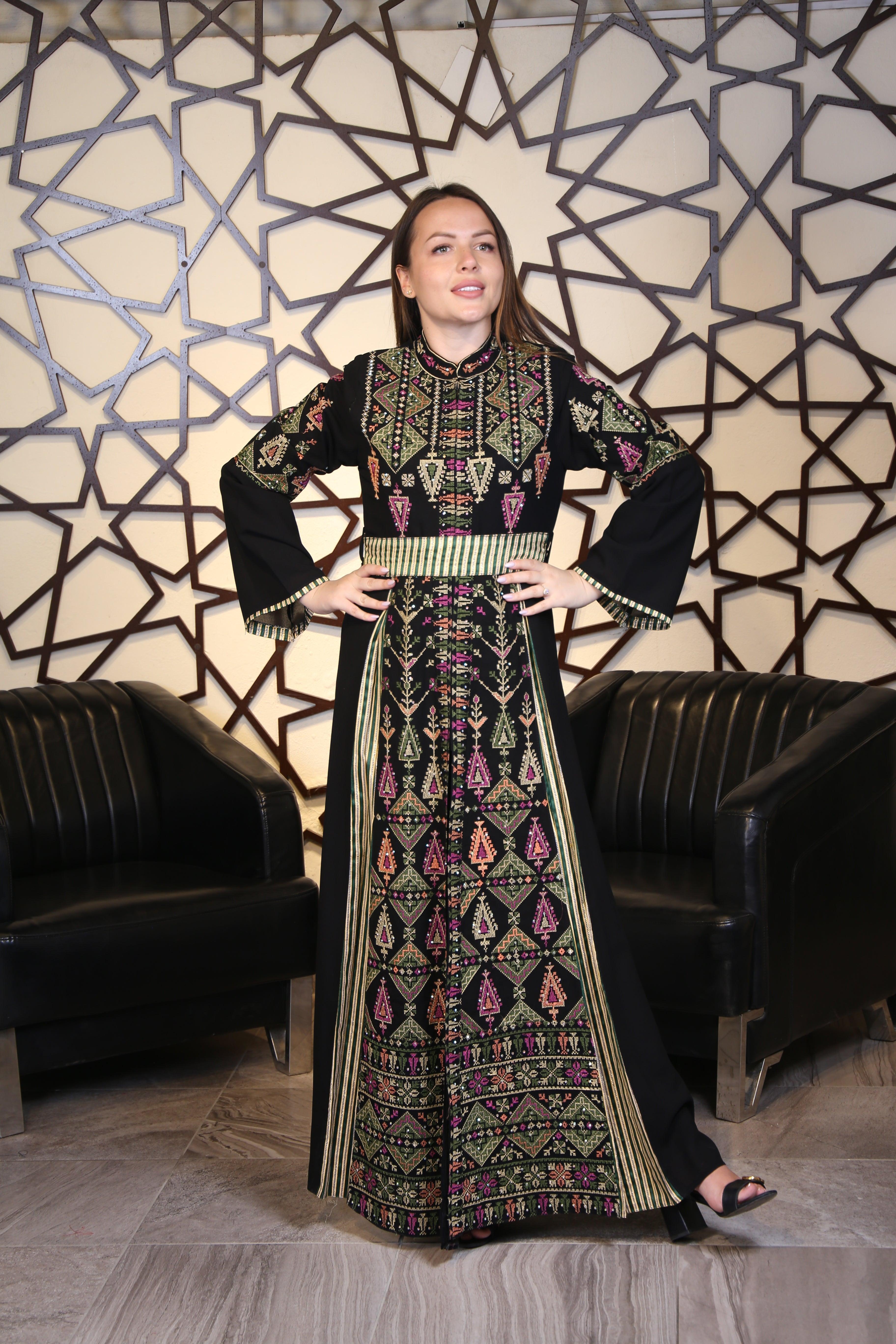 Ramallah Heritage - Emroidered Palestinian Thobe – JPK Traditions