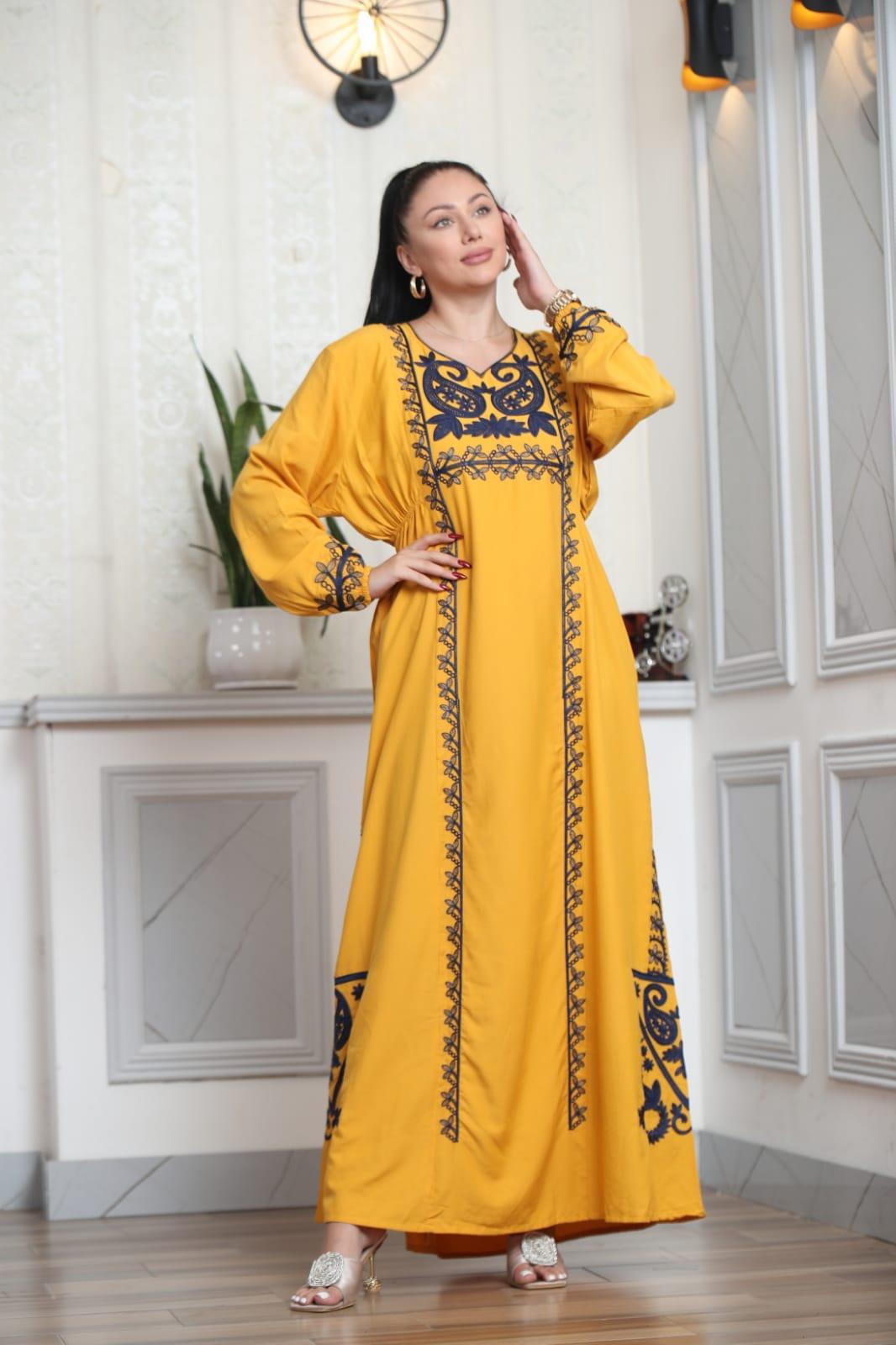Mariam - Traditional Embroidered Palestinian Style Thobe – JPK Traditions