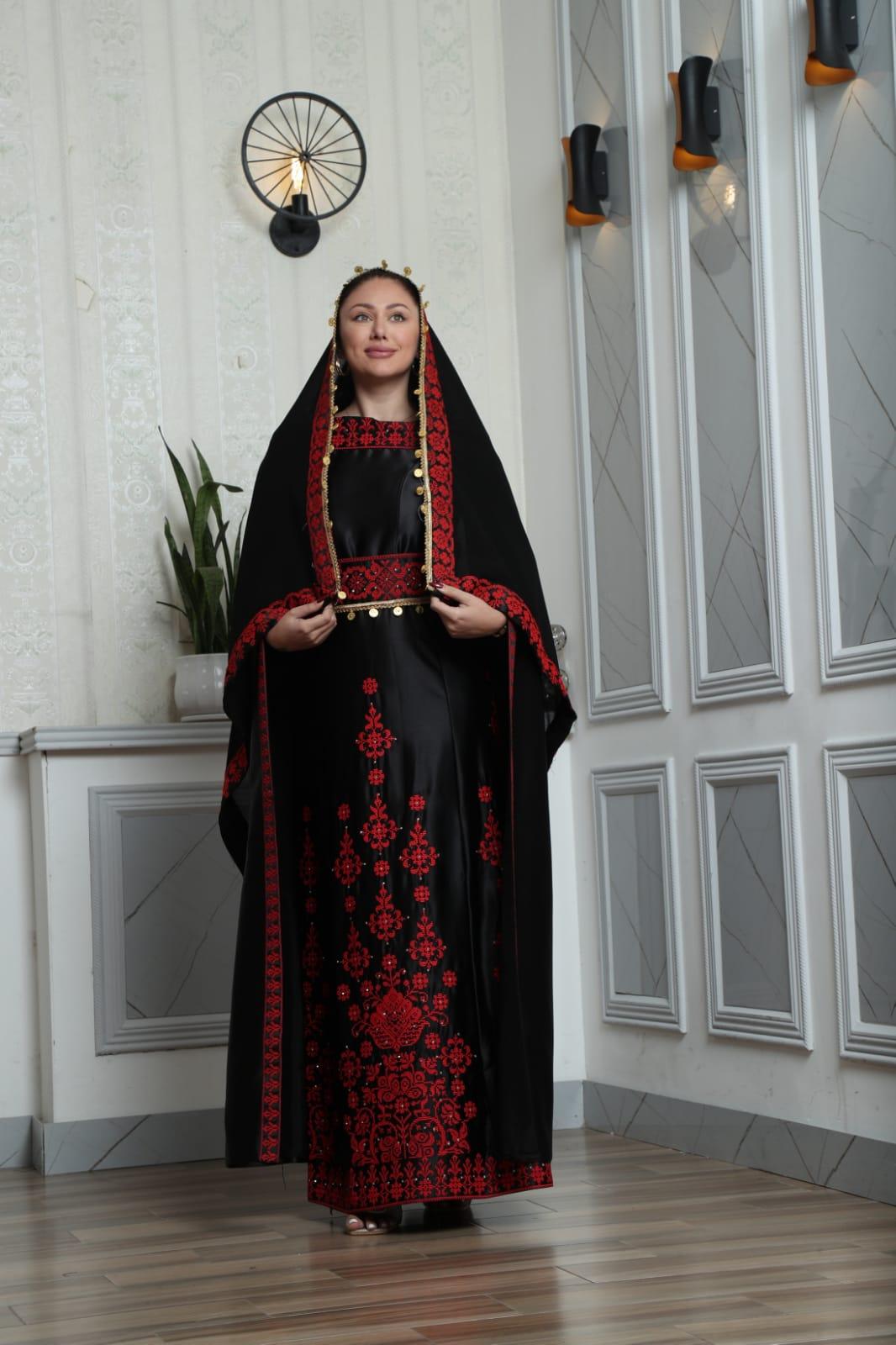 Palestinian Bride - Traditional Fallahi Palestinian Dress – JPKTraditions