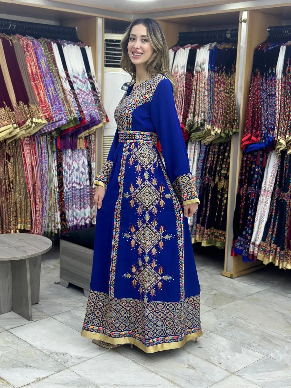 (Limited edition) - Embroidered Palestinian style Thobe for women ...