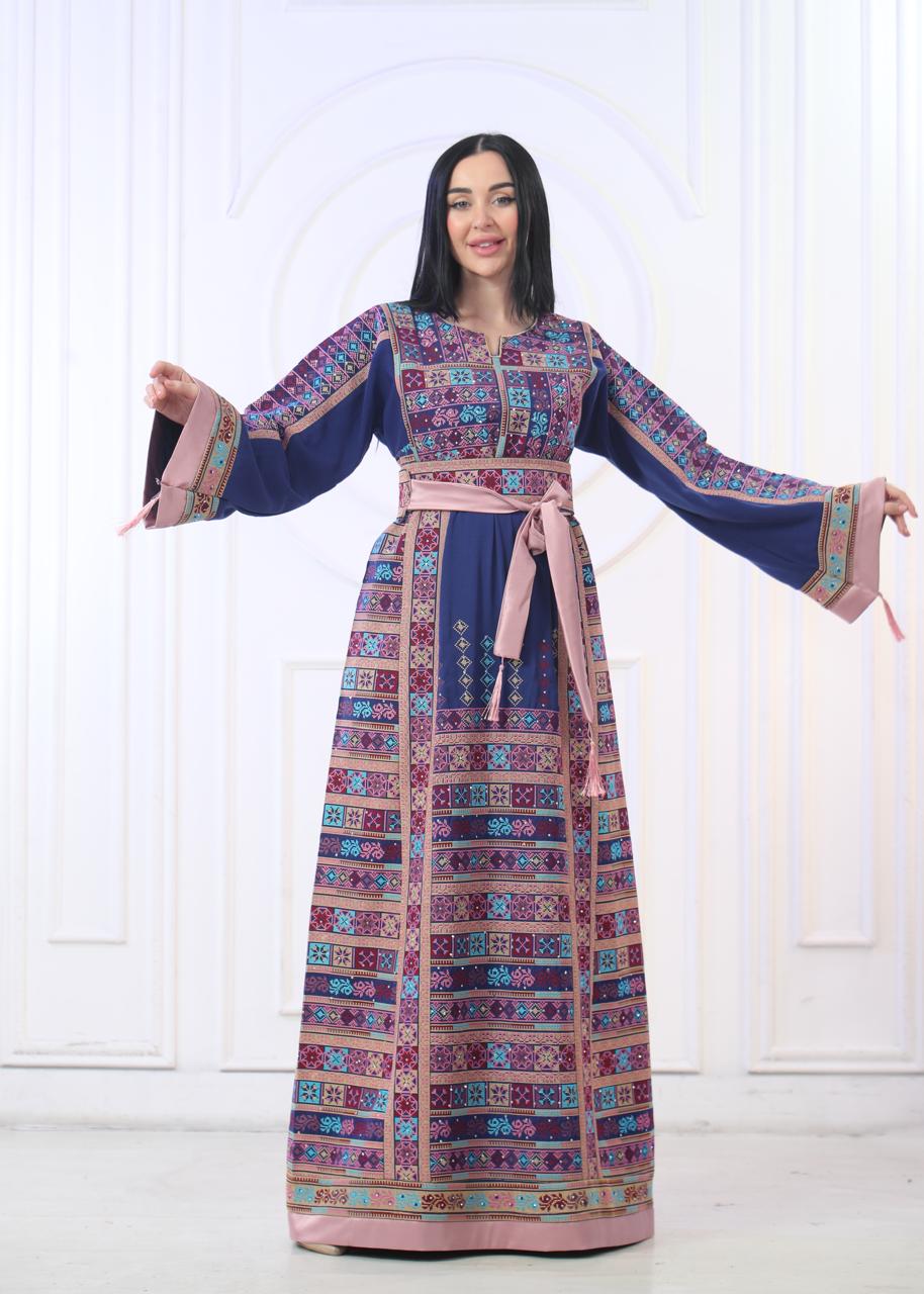 Moon Of Ramallah - Traditional Embroidered Palestinian Thobe – JPK ...