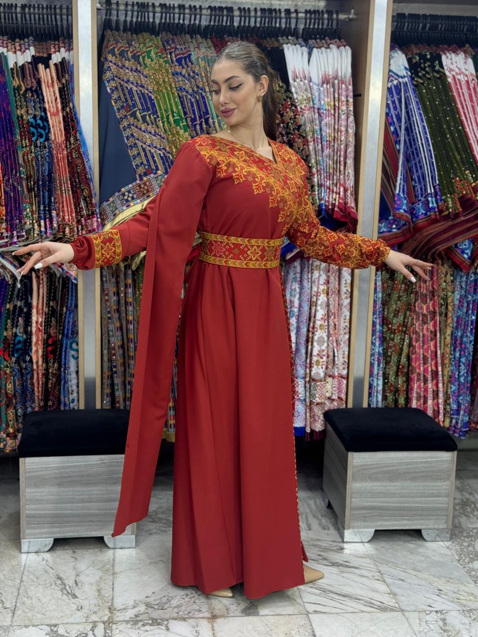 Gloss Of Haifa - High Quality Embroidered classic Palestinian Thobe dr ...