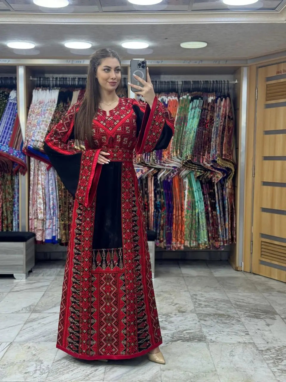 (Limited edition) - Embroidered Palestinian style Thobe for women ...
