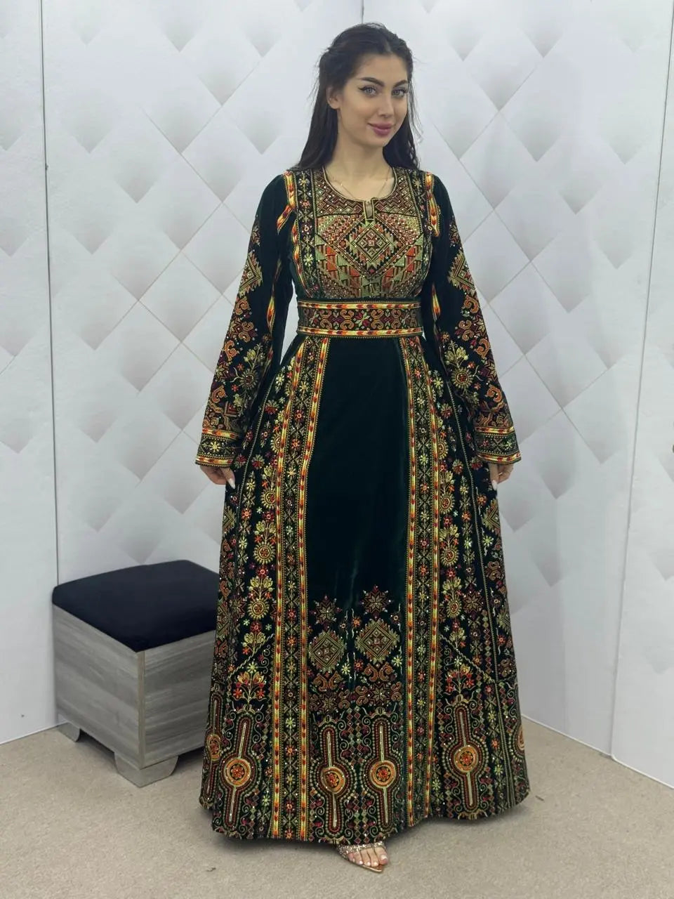 Jerusalem4 - Embroidered Palestinian style Thobe/Dress High Quality ...