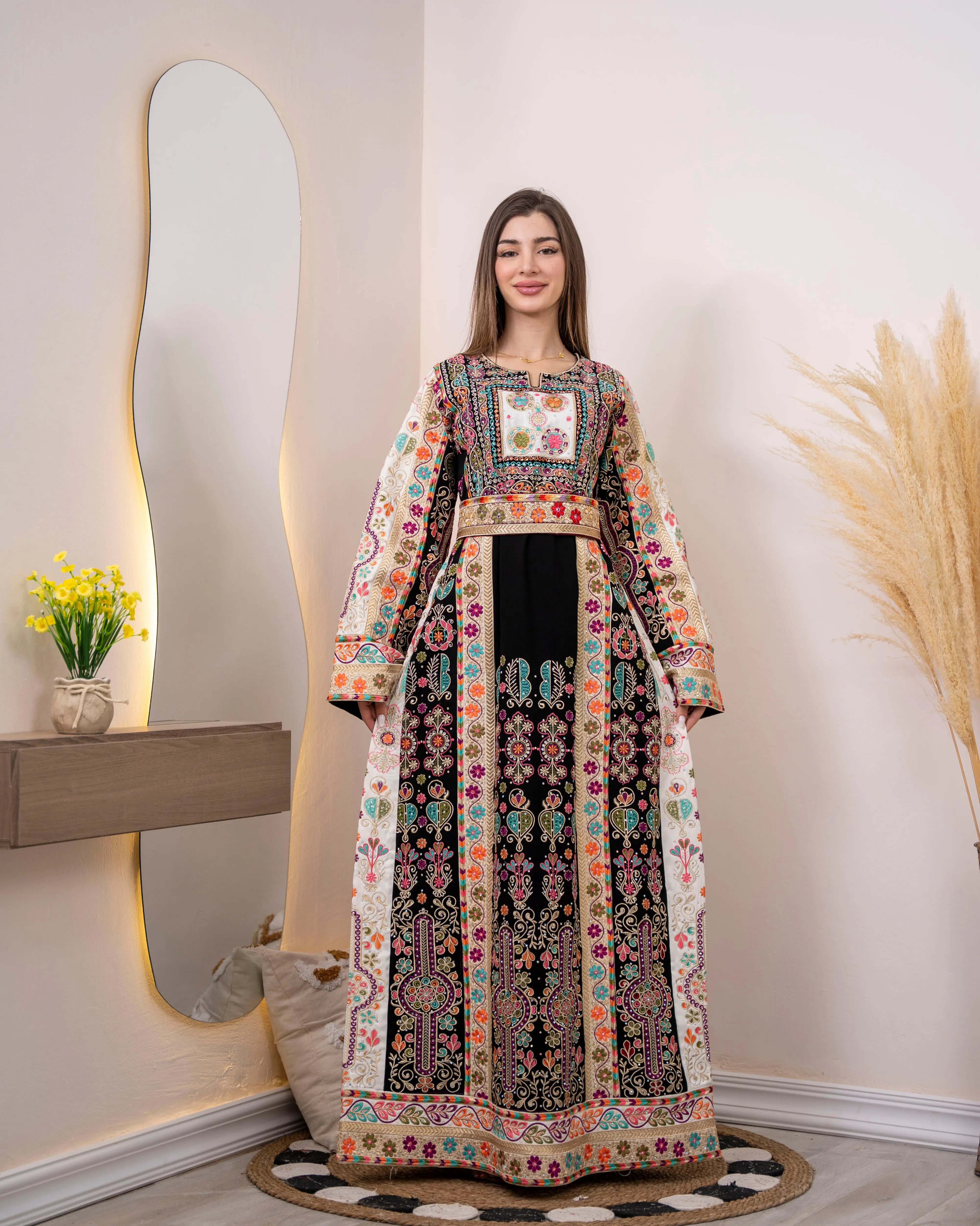 Jerusalem Pride - Embroidered Palestinian Thobe Dress High Quality ...