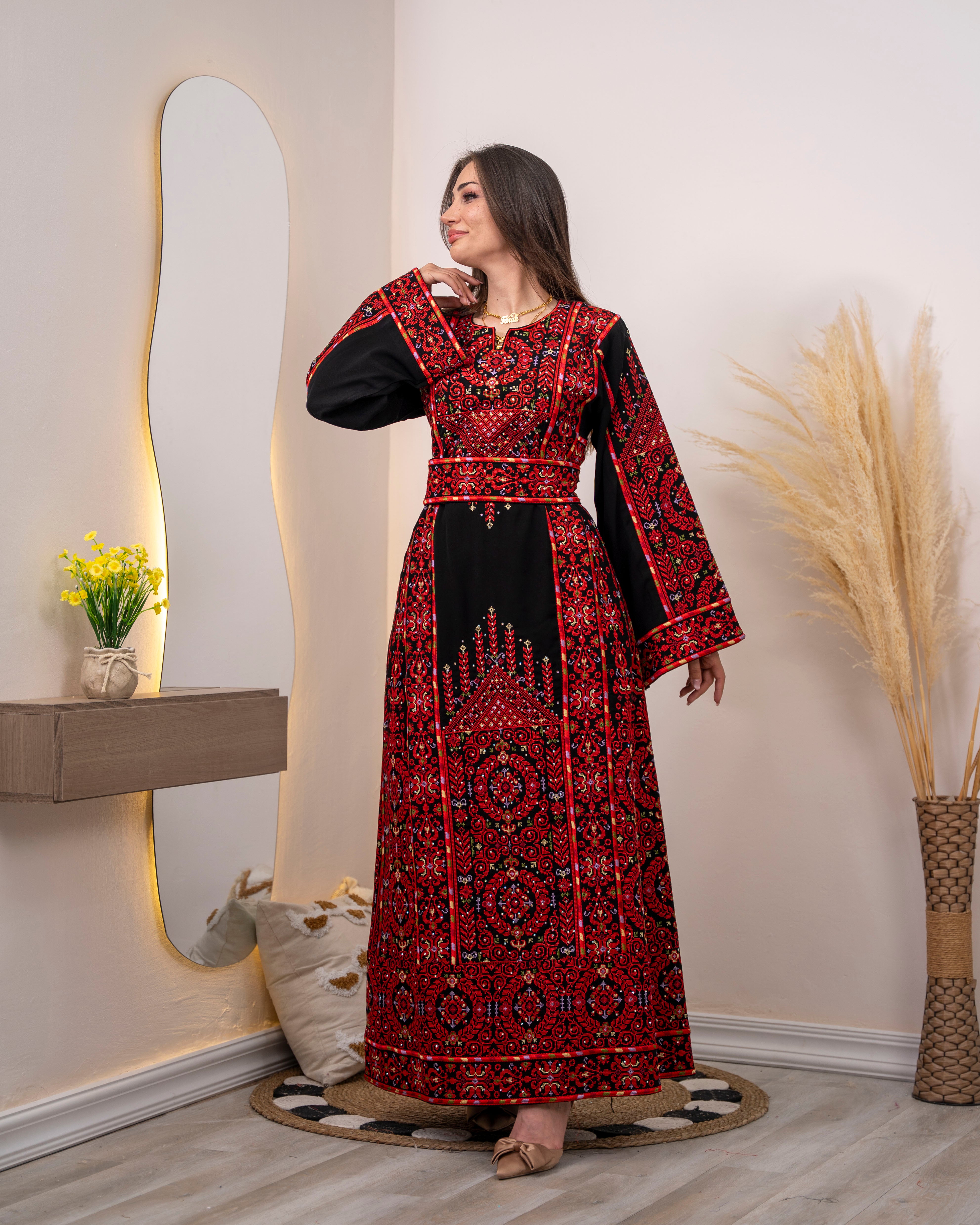 Hebron Pride - Embroidered Palestinian style Thobe Dress High Quality ...